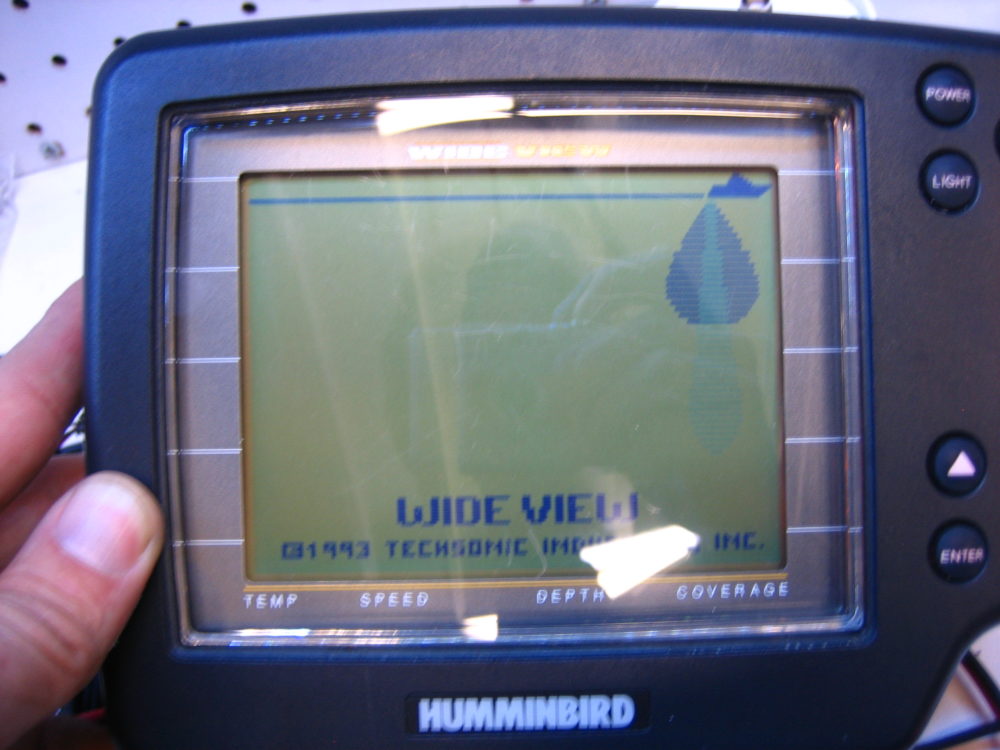 Humminbird Wide View Fishfinder Display - Excellent Condition w ...