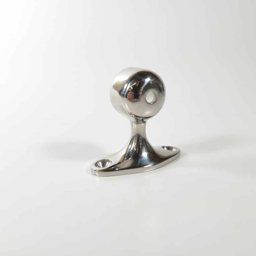 Whitecap *LOT OF 4* 90 Handrail Stanchion Bracket End 316 Stainless 7/8 ...