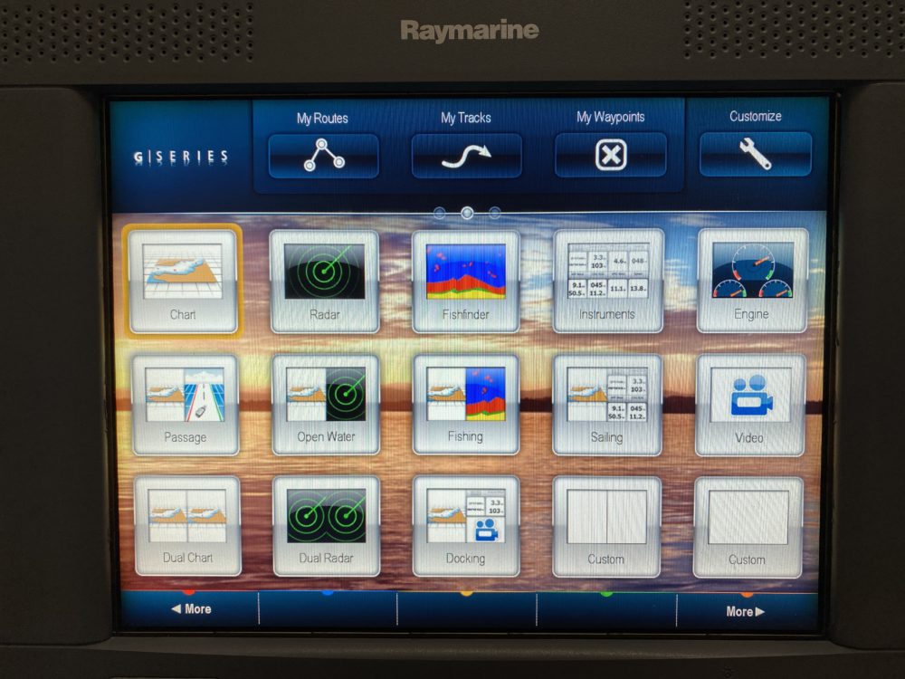 Raymarine M1500 Marine Monitor Display + Suncover - Tested Working ...