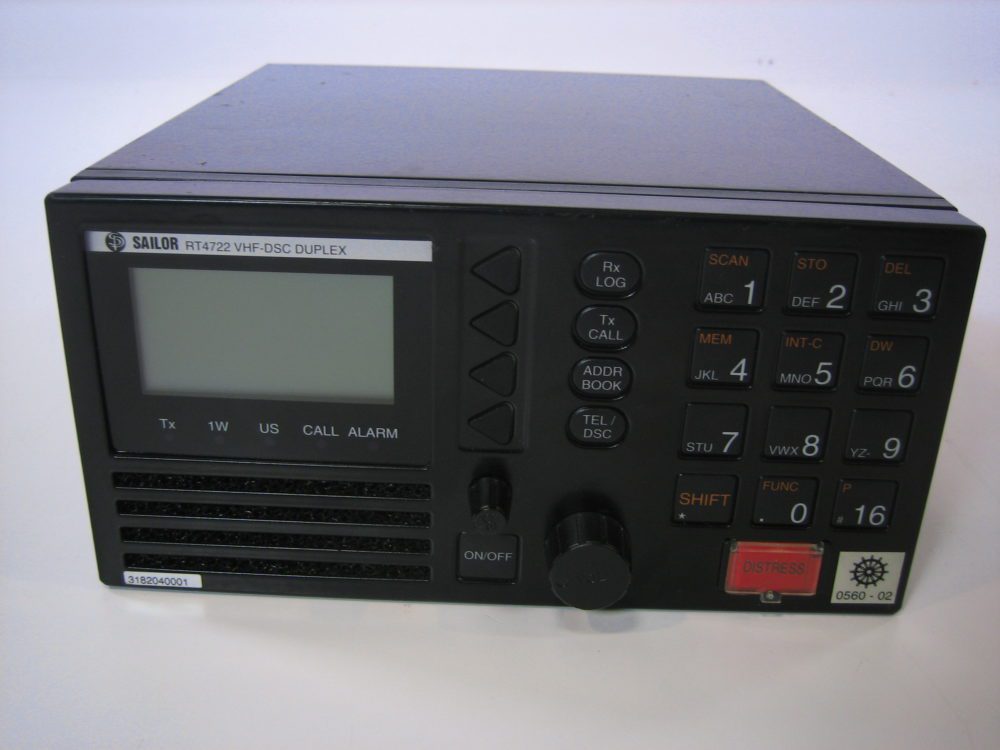 Sailor RT4722 VHF Class A DSC Duplex Radio w/ Handset - Good Condition ...