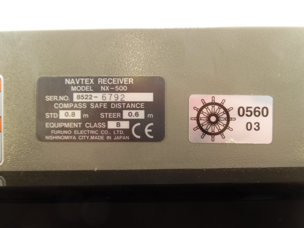 Furuno - NX-500 Navtex Receiver W/ Integral Printer - Power ON Test ...