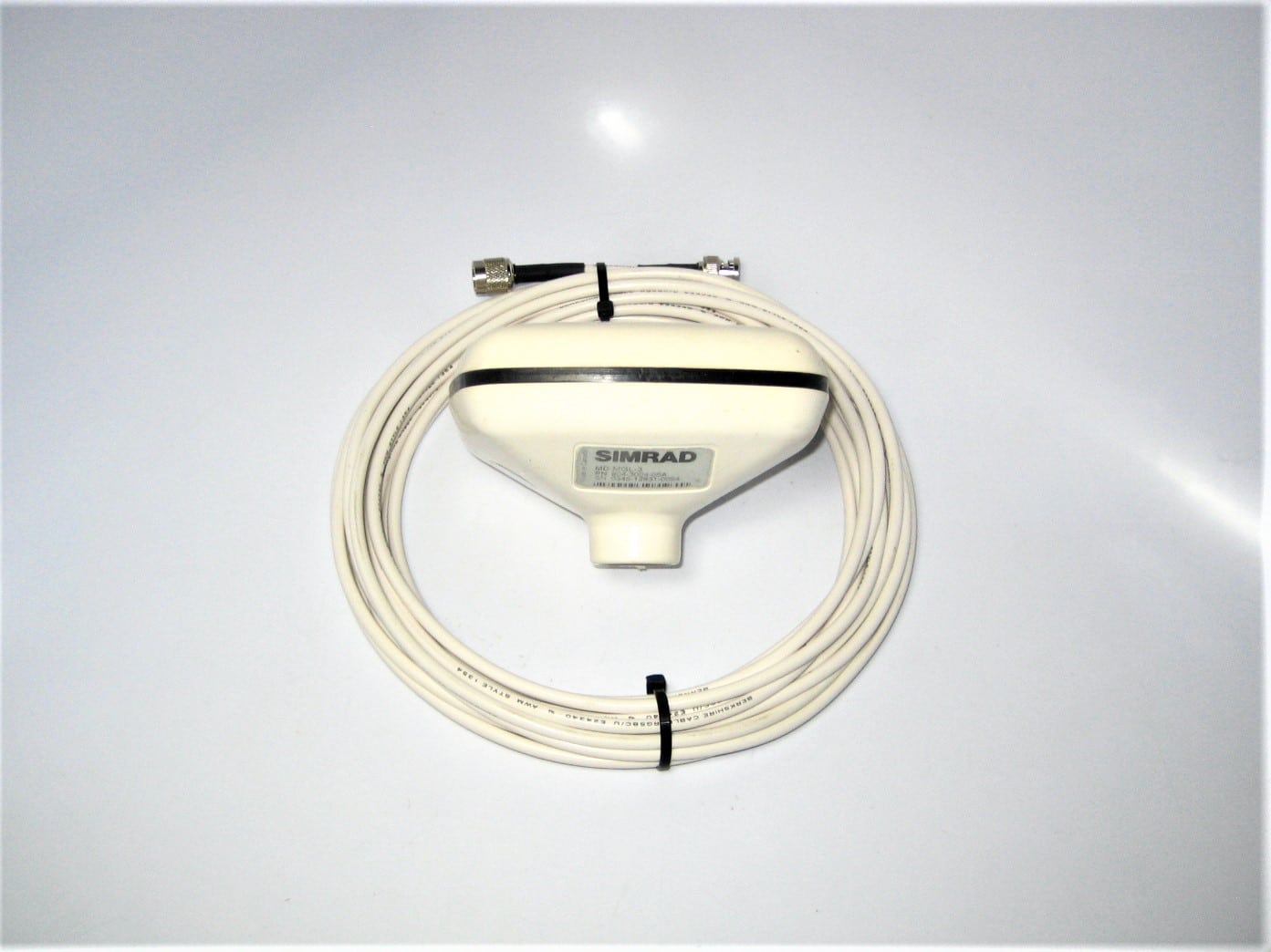 Simrad MGL-3 DGPS GPS Antenna w/ 30' White Cable For CX CA CE SP Series ...