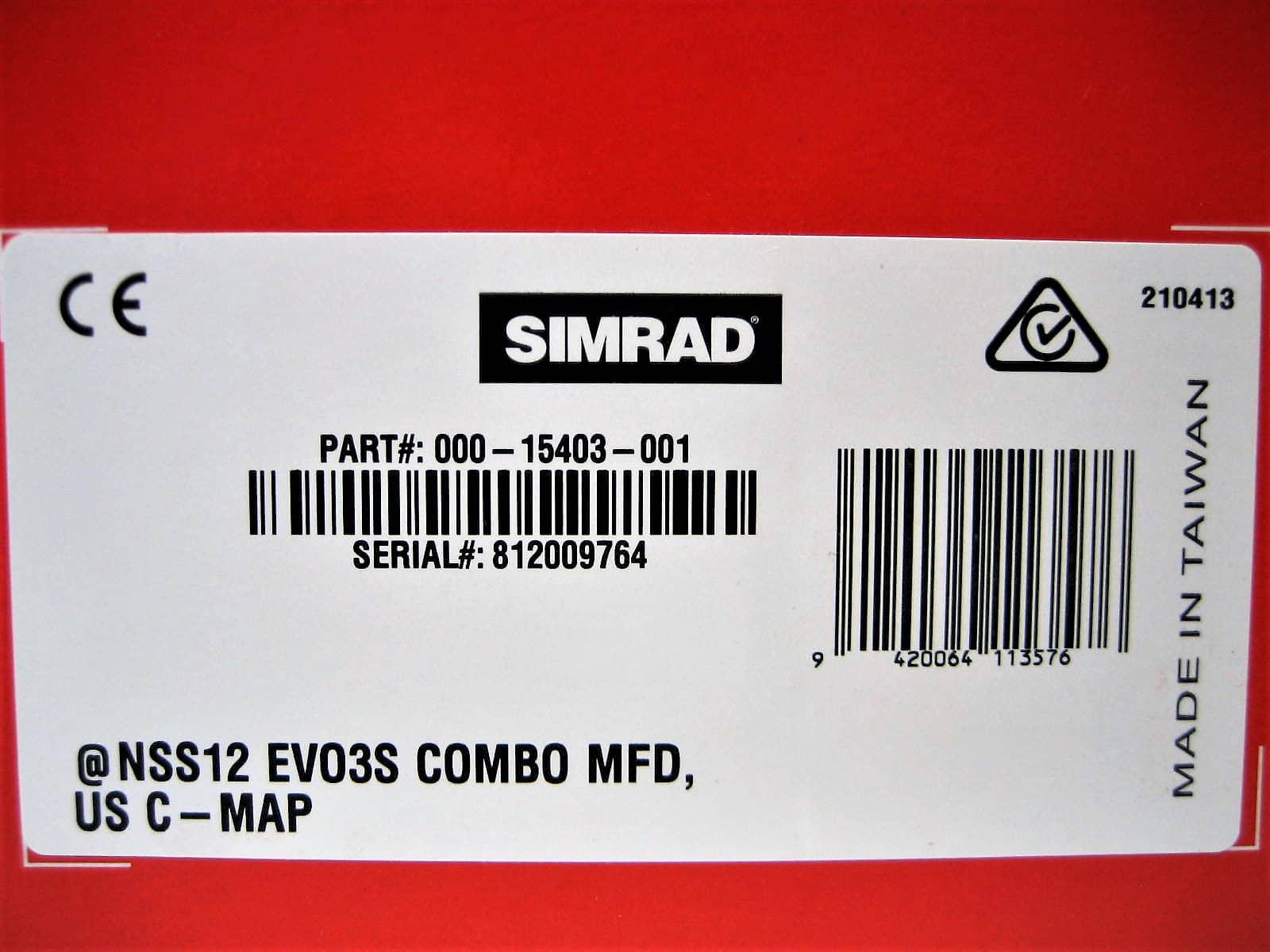 Simrad NSS12 Evo3s 12" Touchscreen MFD Chartplotter - *NEW IN BOX ...
