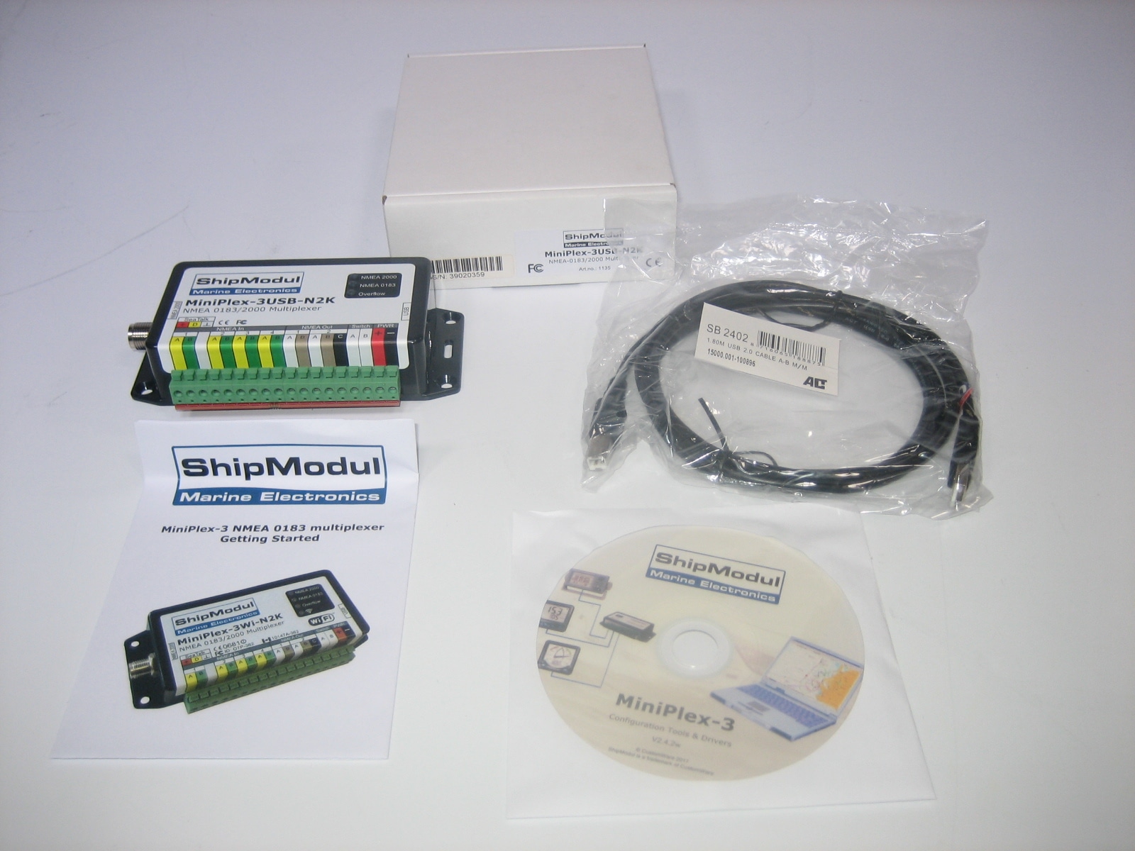 ShipModul MiniPlex-3USB-N2K NMEA 0183 2000 Multiplexer - NEW OLD STOCK ...