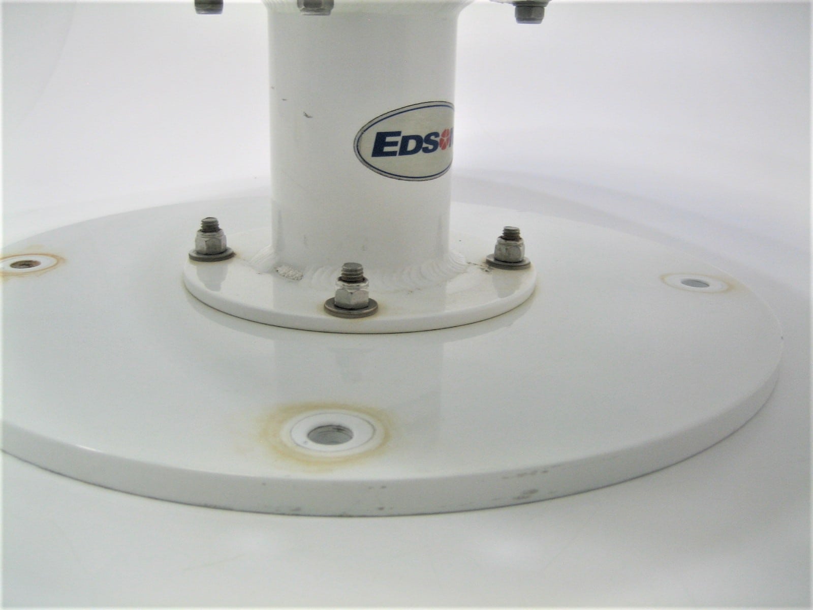 Edson 6.5" Aluminum White Riser Mount for 24" Sat Domes 12" Square Hole ...