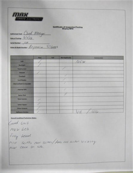 Raytheon/Raymarine ST6000+ Seatalk Autopilot Head - NEW LCD - Max ...