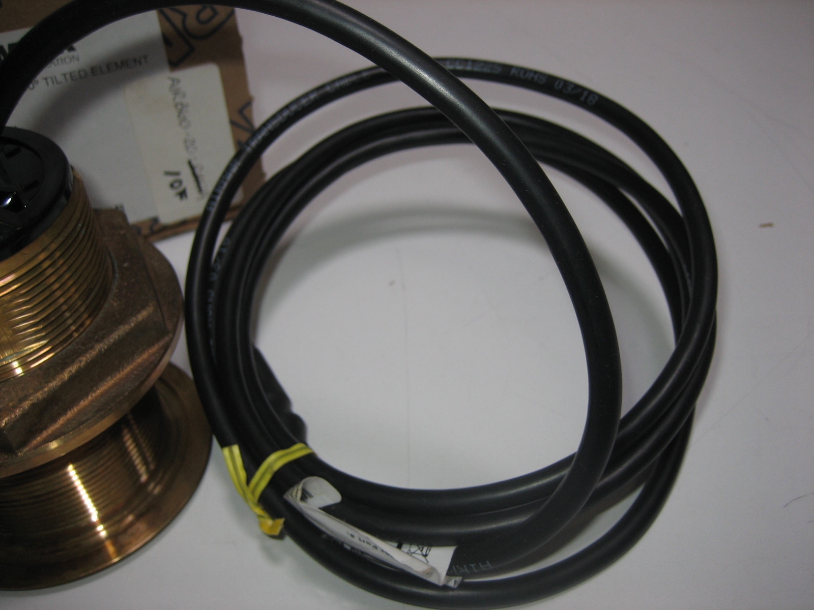 Furuno B60-20-10F 20° 10-pin Thru-Hull Transducer for DFF1 1871f TZT2 ...