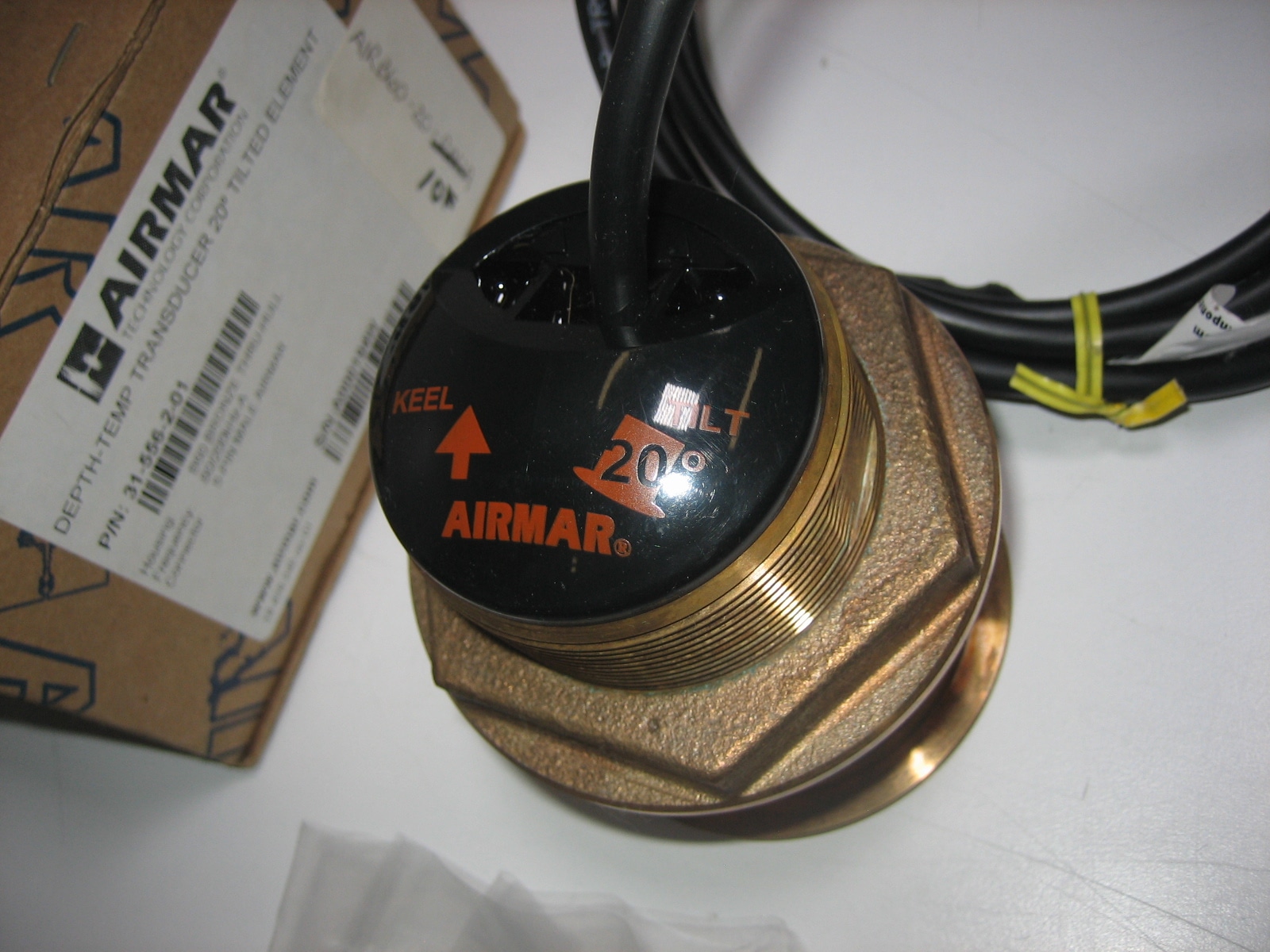 Furuno B60-20-10F 20° 10-pin Thru-Hull Transducer for DFF1 1871f TZT2 ...