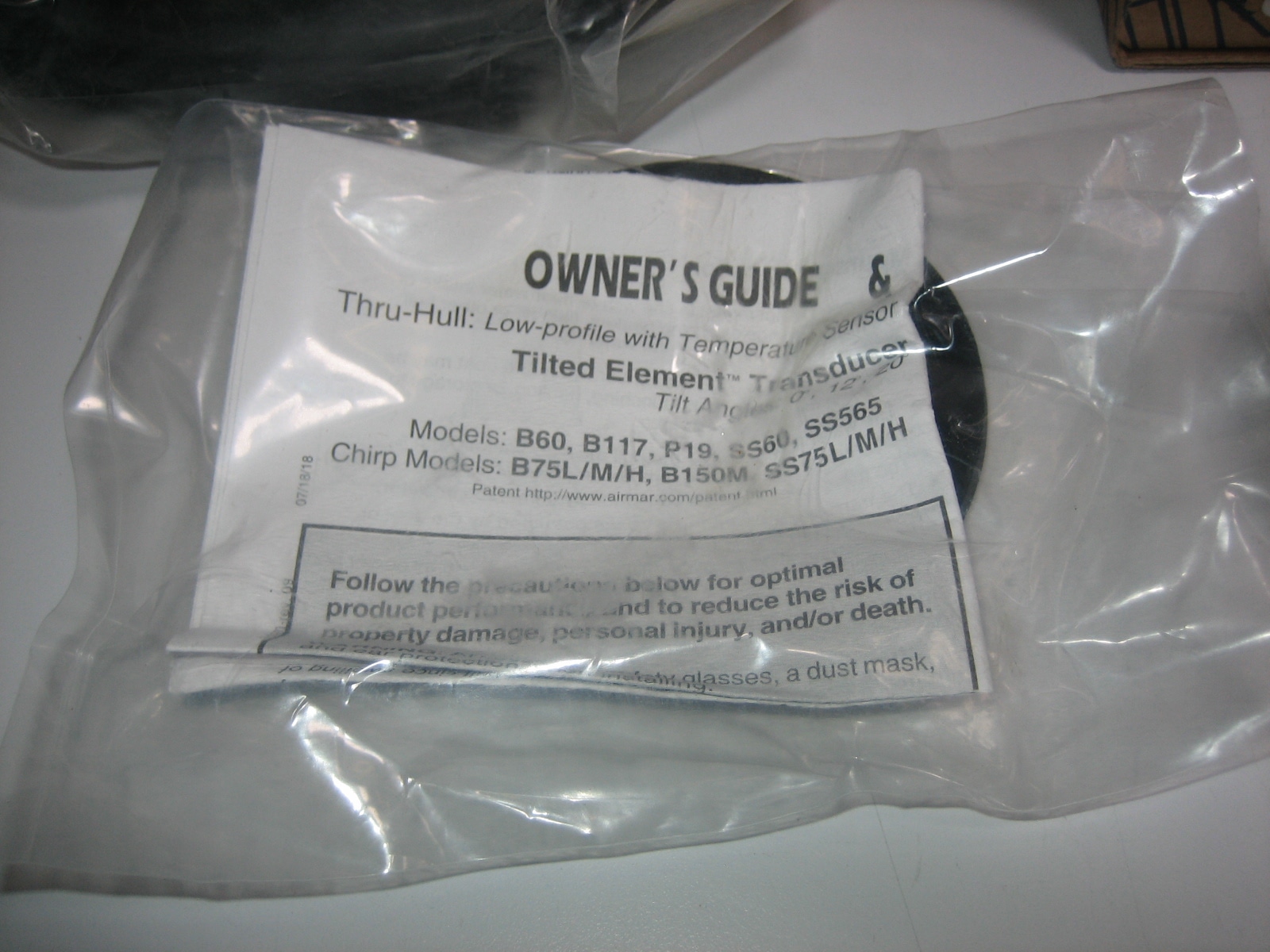 Furuno B60-20-10F 20° 10-pin Thru-Hull Transducer for DFF1 1871f TZT2 ...
