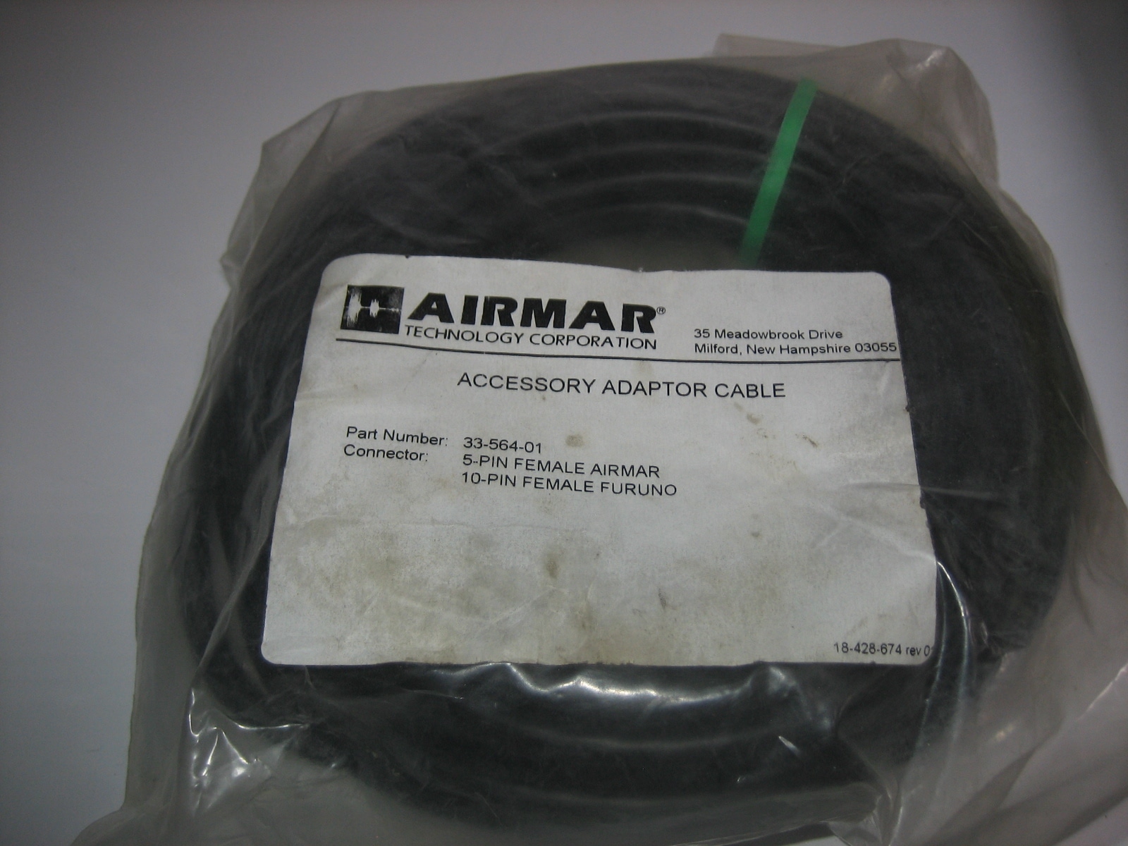 Furuno B60-20-10F 20° 10-pin Thru-Hull Transducer for DFF1 1871f TZT2 ...