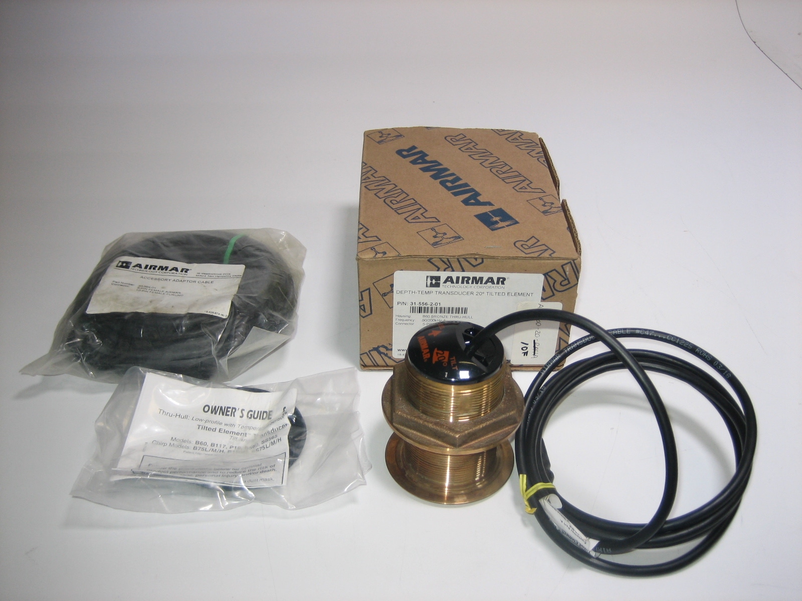Furuno B60-20-10F 20° 10-pin Thru-Hull Transducer for DFF1 1871f TZT2 ...