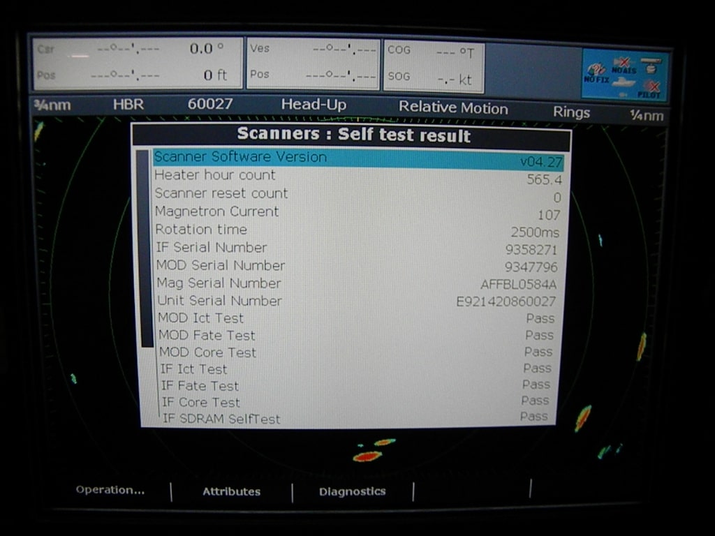 Raymarine RD418HD Color Radome 4kw 18'' w/NEW 10M Cable-LOW HOURS- 90 ...