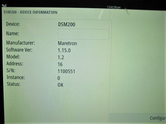 Maretron DSM200 NMEA2000 Multi-Function Graphic Display - BENCH TESTED ...