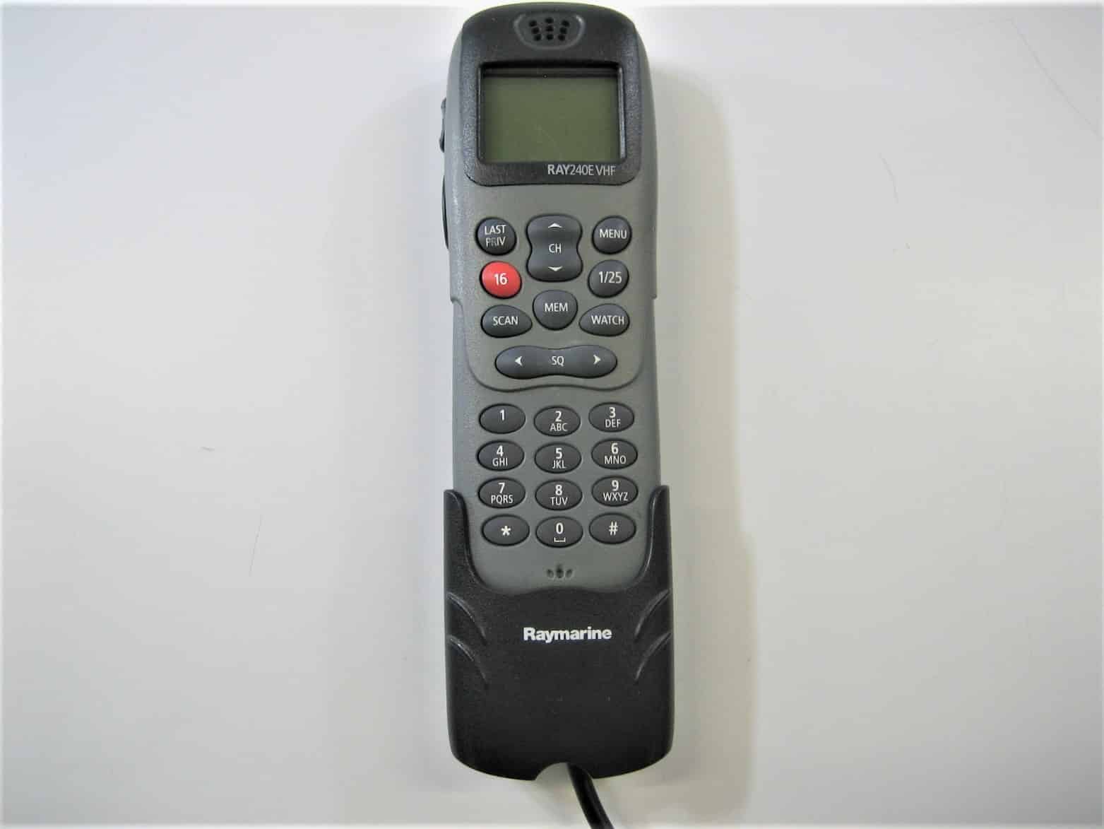 Raymarine RAY240 Marine VHF Radio Unit Handset Only E45009 Working and ...