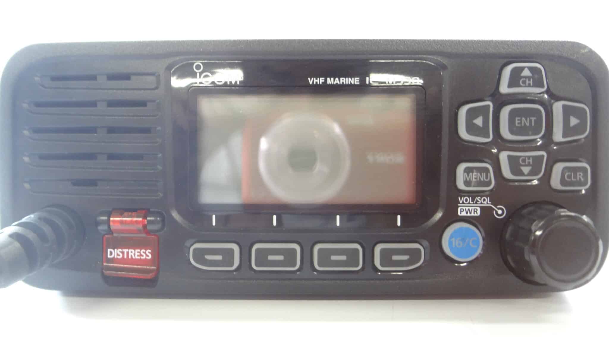Icom IC-M330 Submersible Marine VHF Radio Transceiver Unit w/ Hand Mic ...