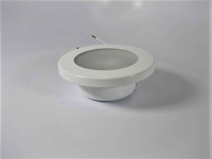 Marine Halogen Downlight 12v - White Bezel - Used - Tested - Working ...
