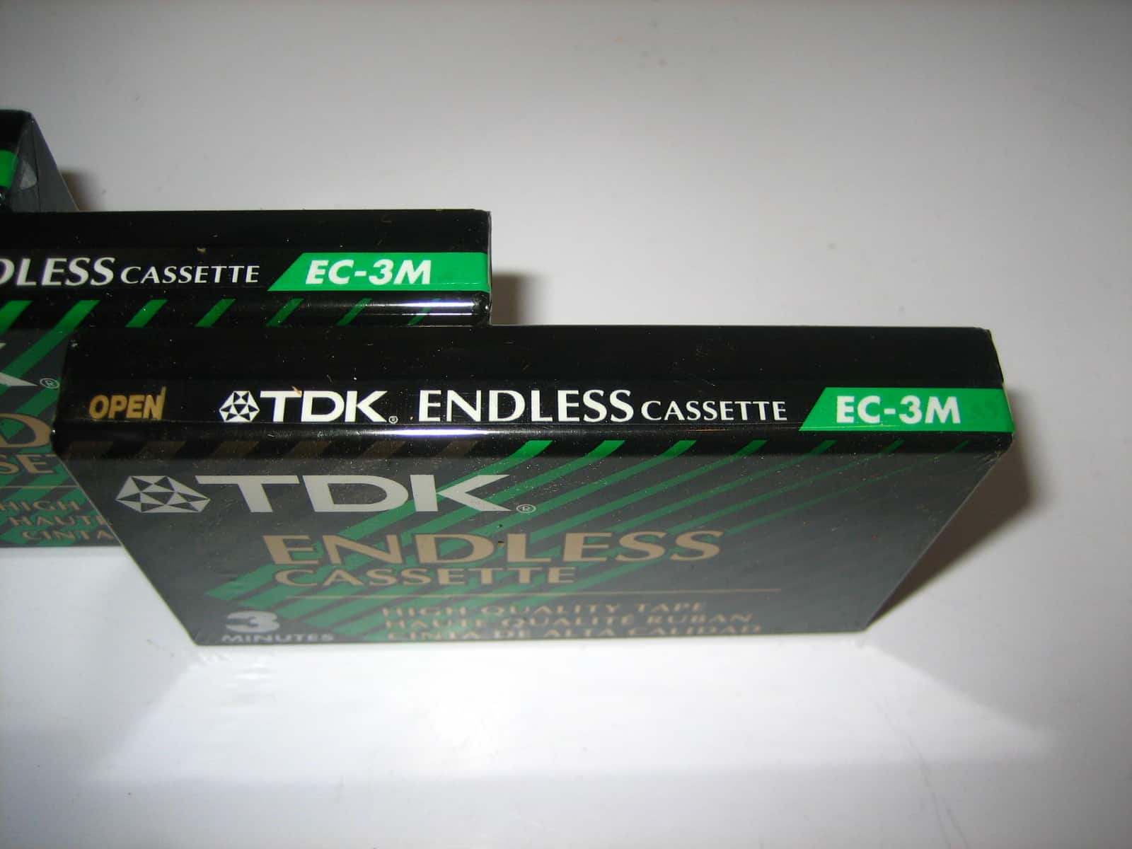 TDK ENDLESS CASSETTE EC-3M 3 MINUTE BLANK CASSETTE TAPE *SEALED*3 PACK* - Max Marine Electronics