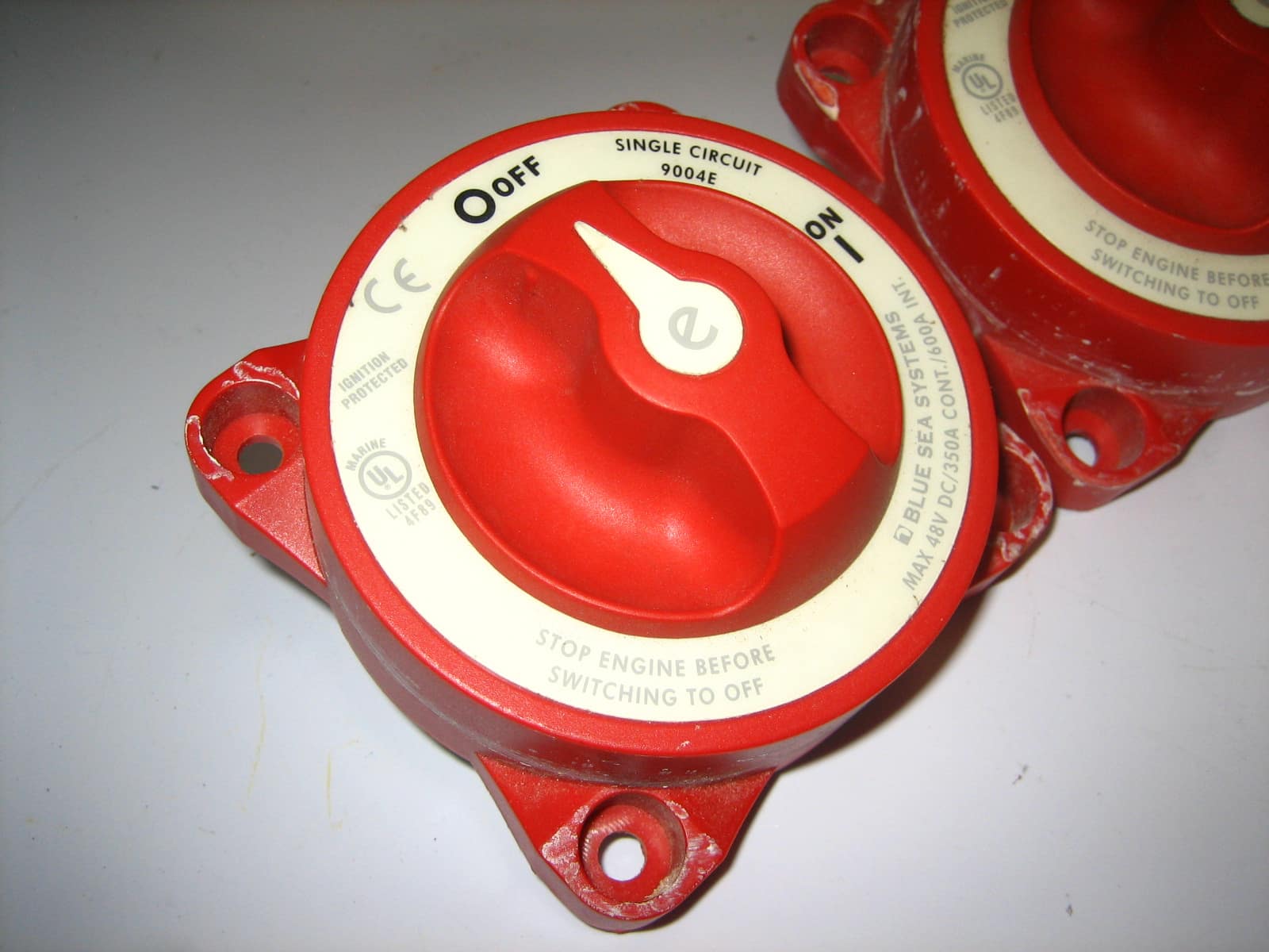 Blue Sea Systems LOT OF 2 9004E Battery Switches - WORKING CONDITION ...