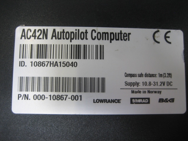Simrad - AC42N Autopilot Computer 10867/For AP24/AP28-Tested and ...