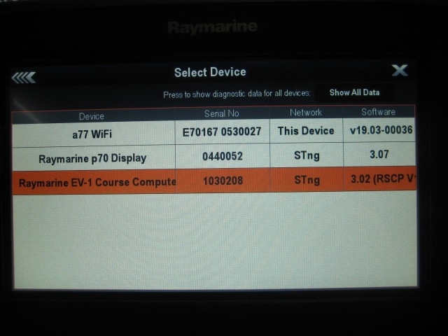 Raymarine Evolution Autopilot Heading Sensor EV-1 - E70096 - Max Marine ...