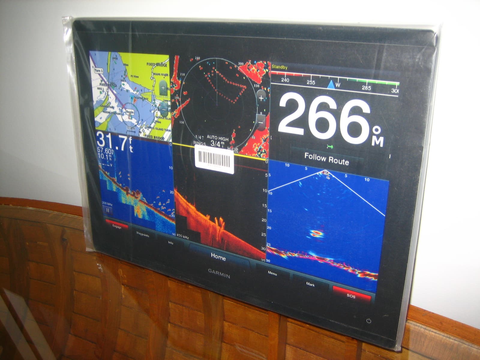 Garmin GPSmap 8417 8617 Dummy Mock Up Display for Demo/Movie Prop/Art ...