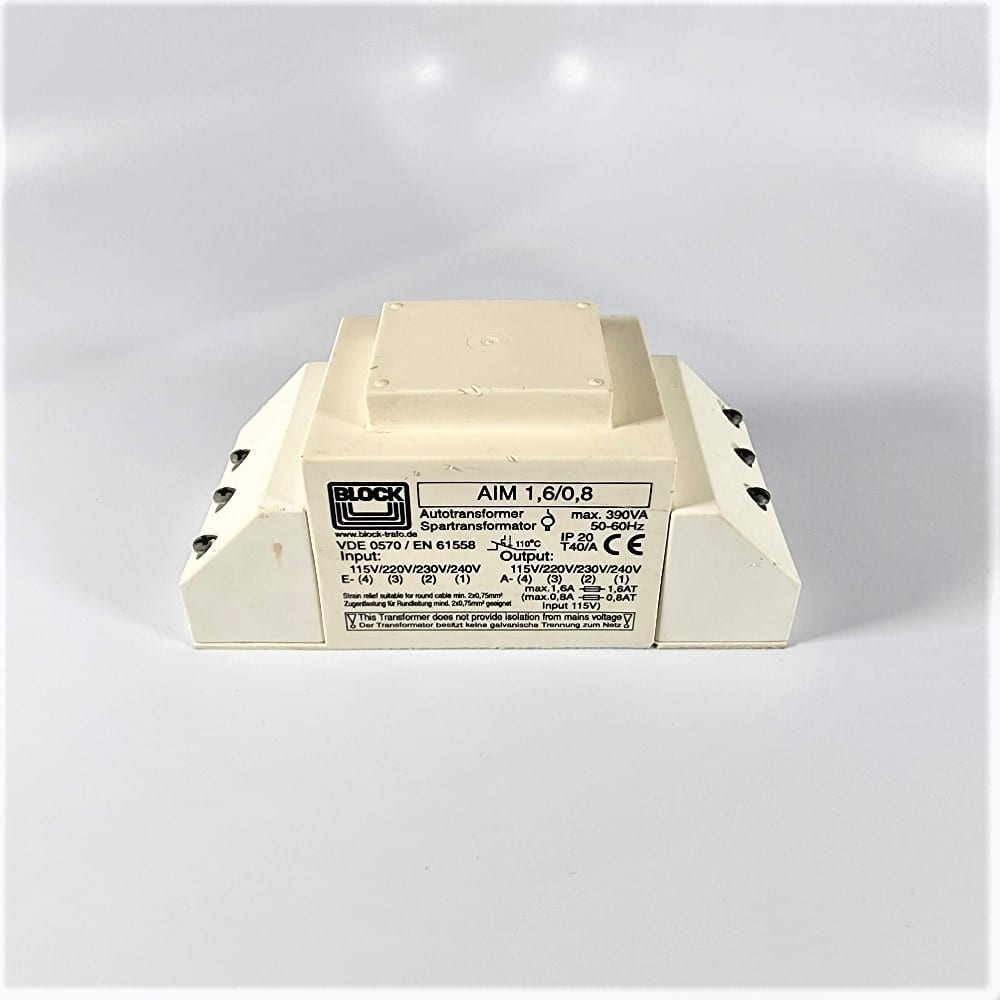 Block/Block-Trafo - AIM1.6/0.8 Auto Transformer - White - Used - Free ...