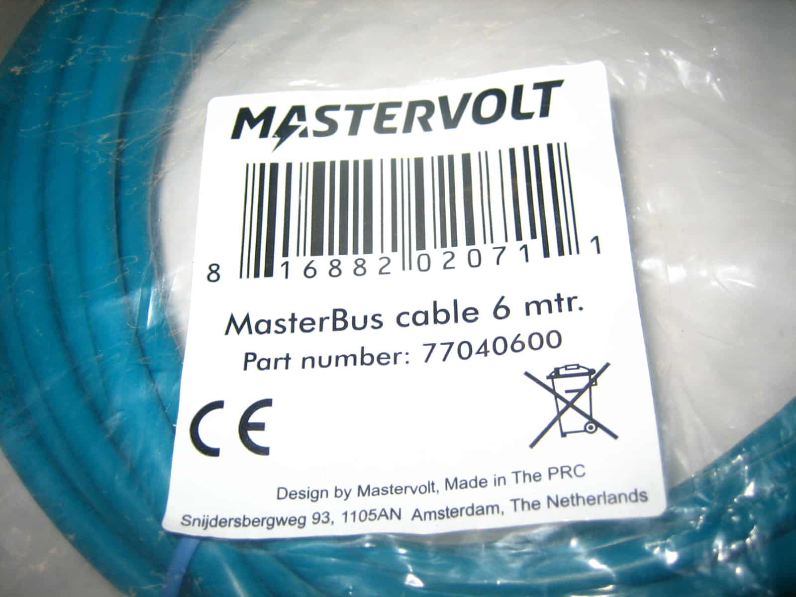 Mastervolt Masterbus Cable - 6 Meter - 77040600 - *NEW* - Max Marine ...