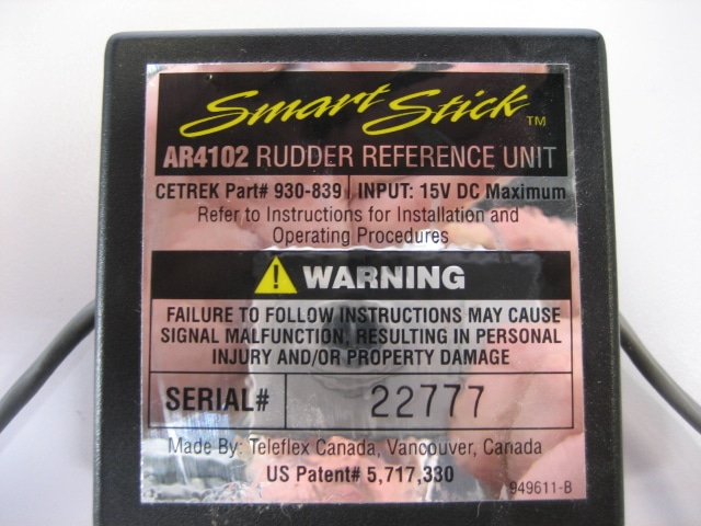 Teleflex Dometic AR4102 Smartstick Generic Rudder Position Sensor f ...