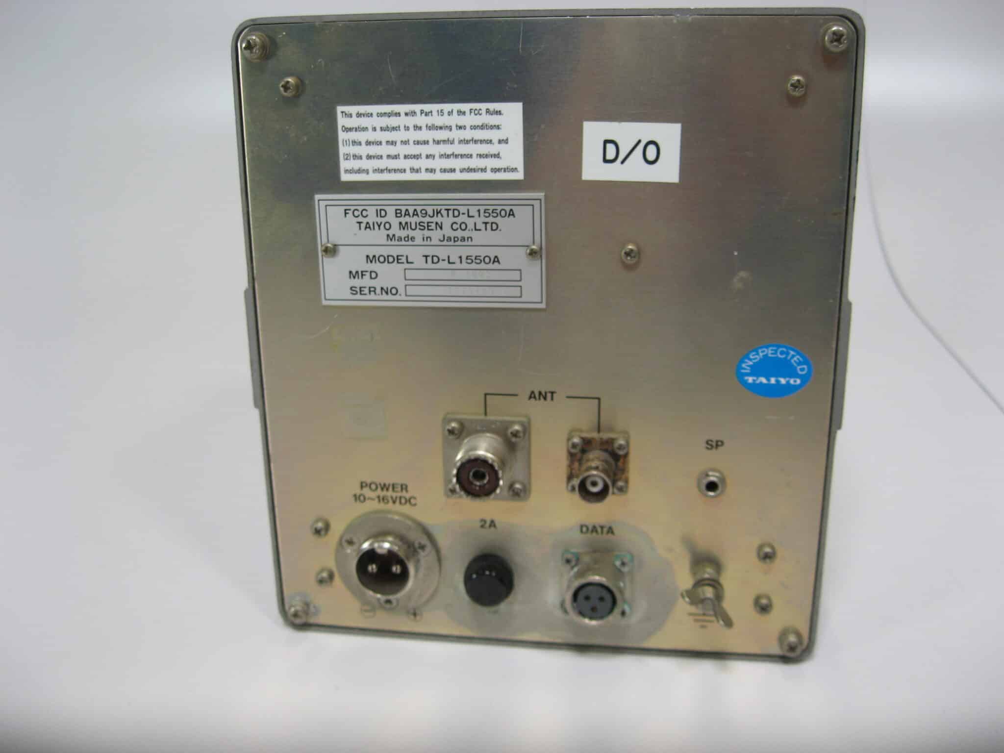 Simrad/Taiyo VHF Automatic Digital Direction Finder System TD-L1550A W ...