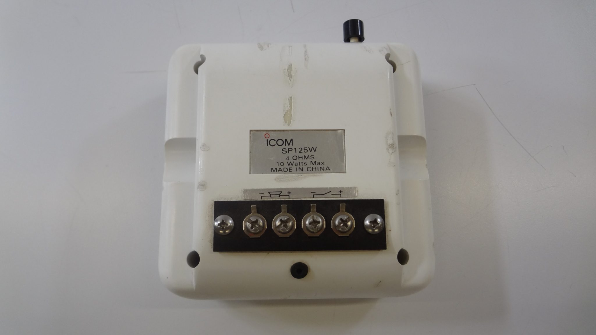 Icom SP125W Marine VHF Transceiver Passive Speaker with Power Push ...