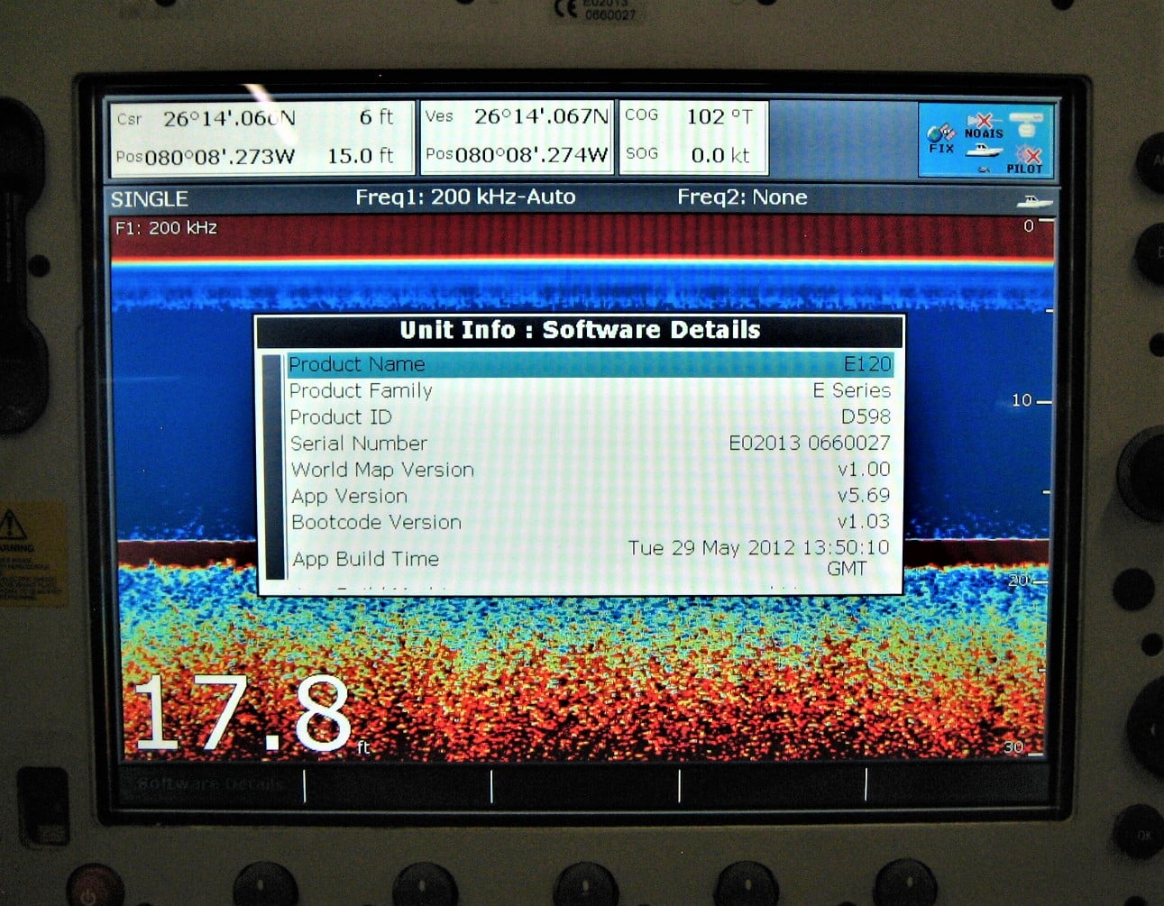 Raymarine E120 Classic Display Core E02013 - NEW LCD & REBUILT BL ...