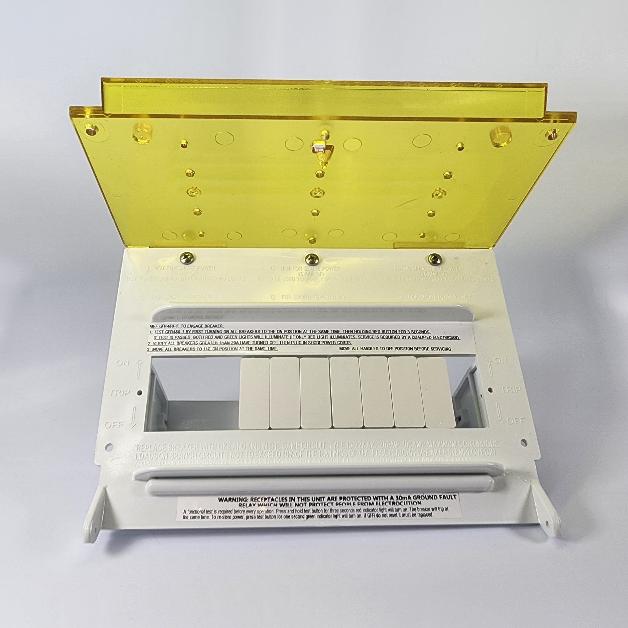 Acrylic and PVC Circuit Breaker Panel Mount - Panel Mount Only - Max ...