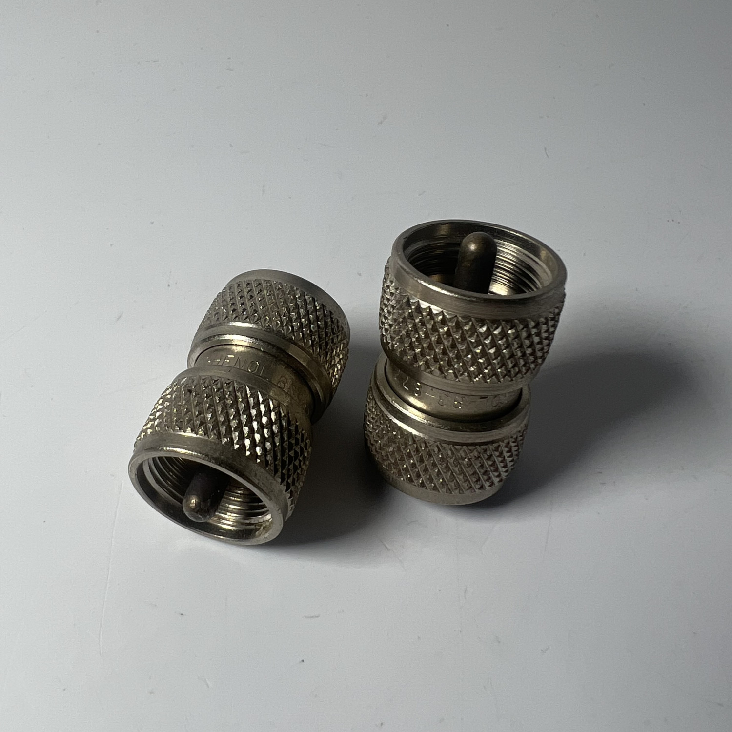 Amphenol 83-877 PL-259 UHF Male to Male Coupler RF Coax Connectors ...