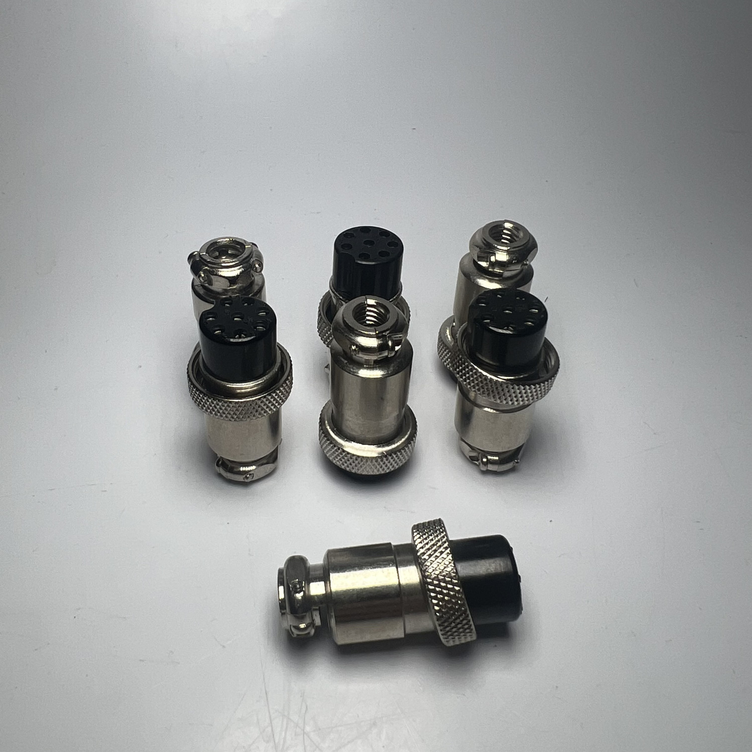 8 Pin 7 LOT Fuji Female Cut-Off Plugs Connector f/CB HAM Radio *NEW ...
