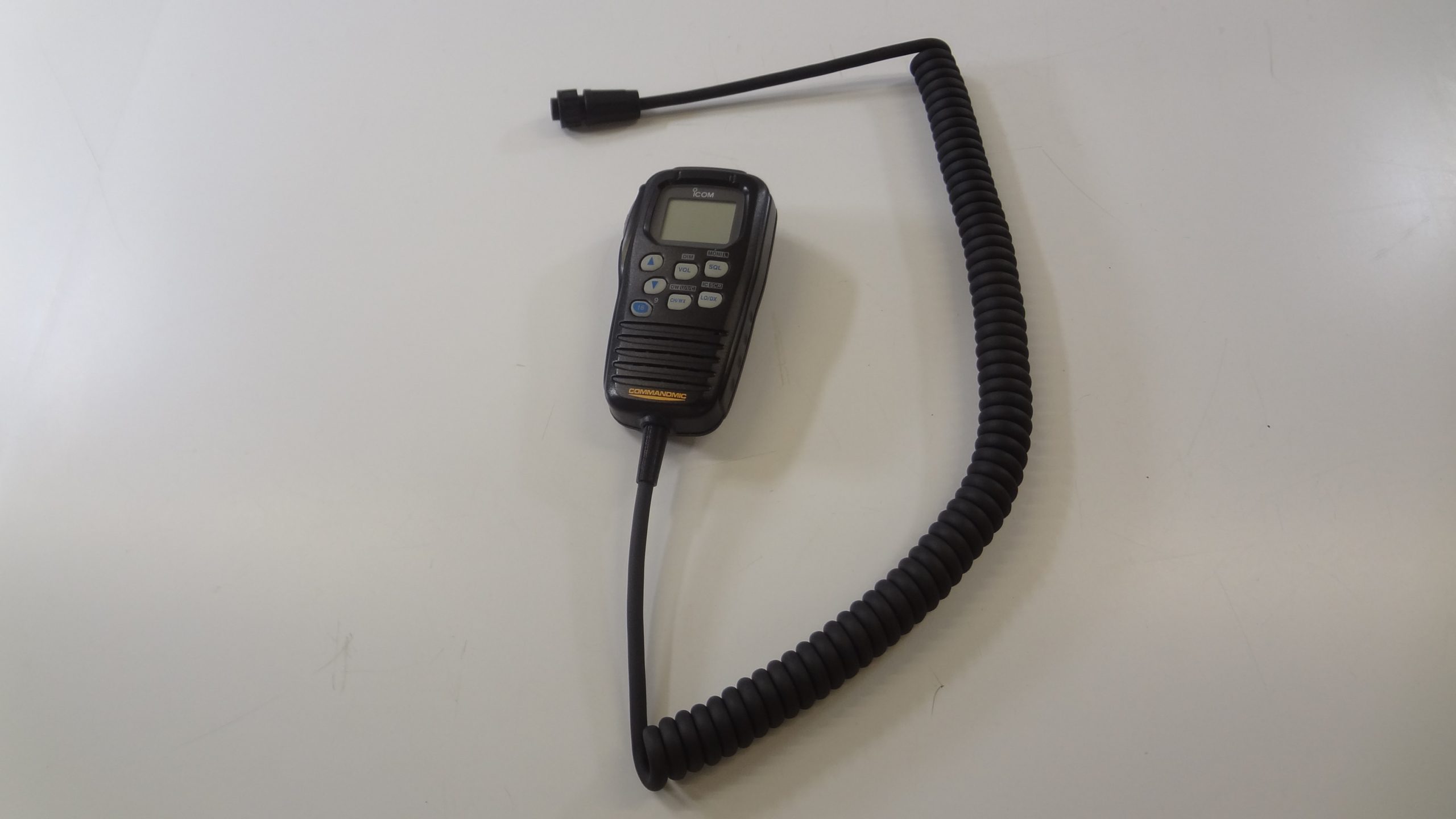 ICOM HM-127B Command Mic Rebuilt Cable f/ IC-M502 504 602 402 422 ...