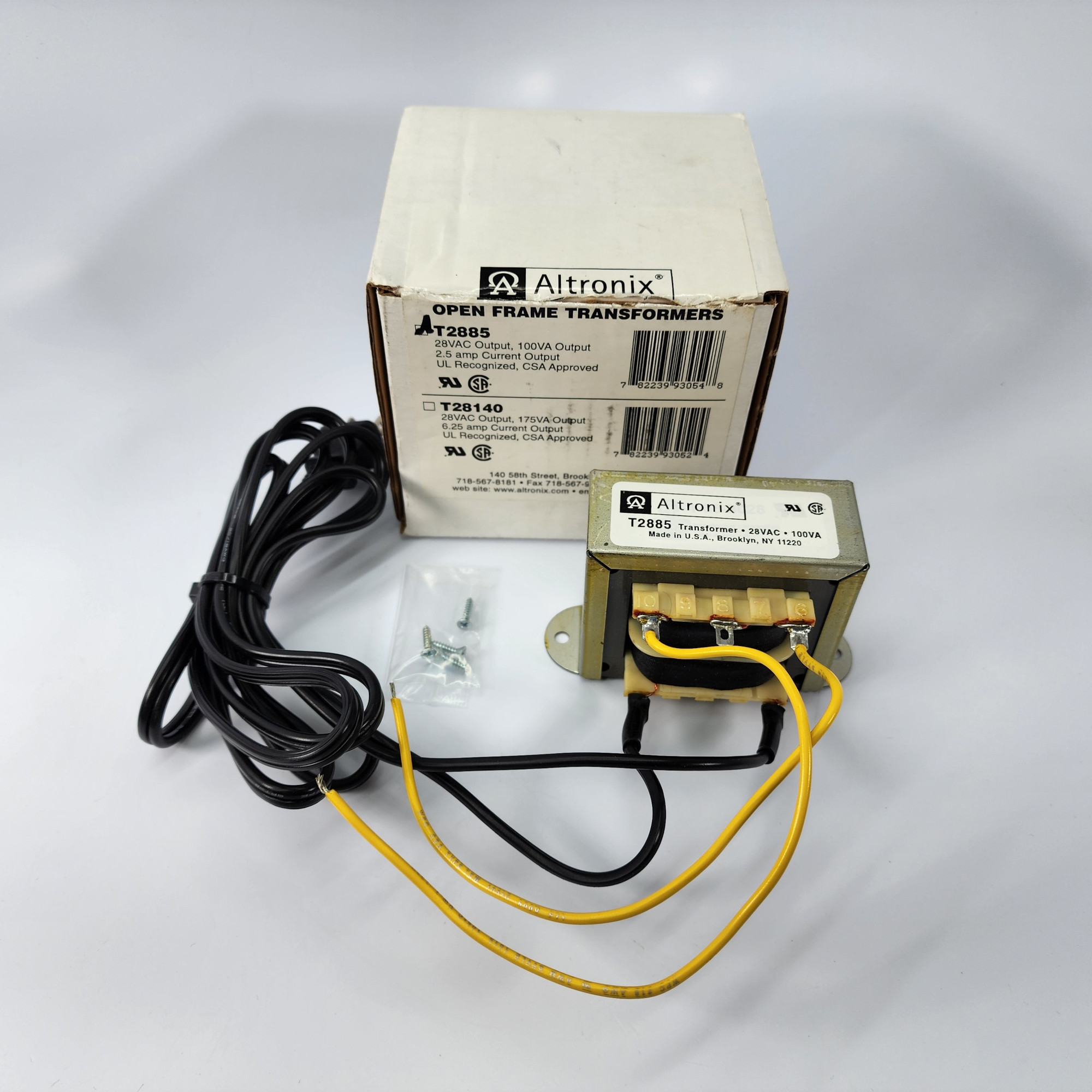 Altronix T2885 2.5A 28VAC 100VA Output Open Frame Transformer - Max Marine Electronics