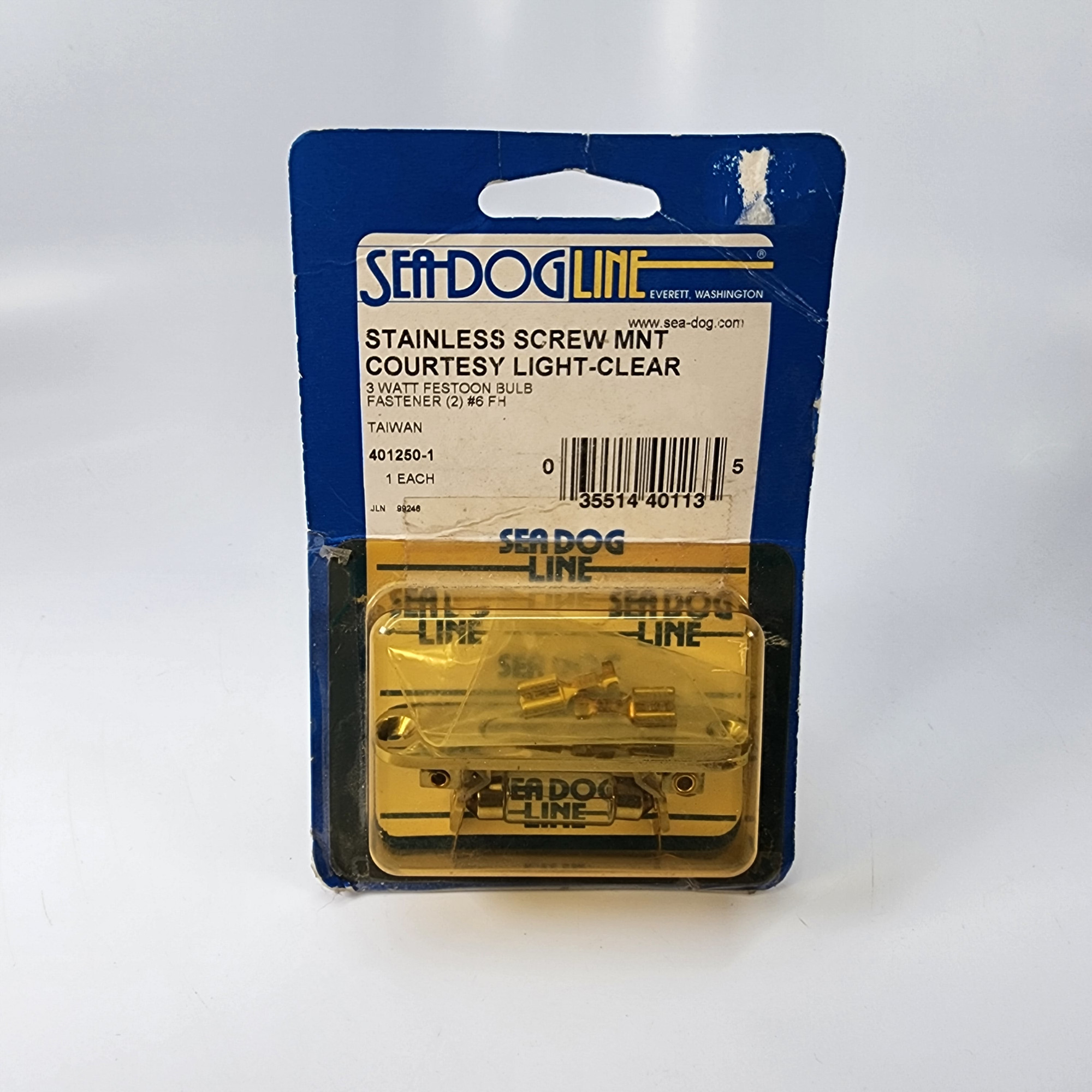 Sea-Dog Line Stainless Screw Mount Courtesy Light-Clear 401250-1 - New ...