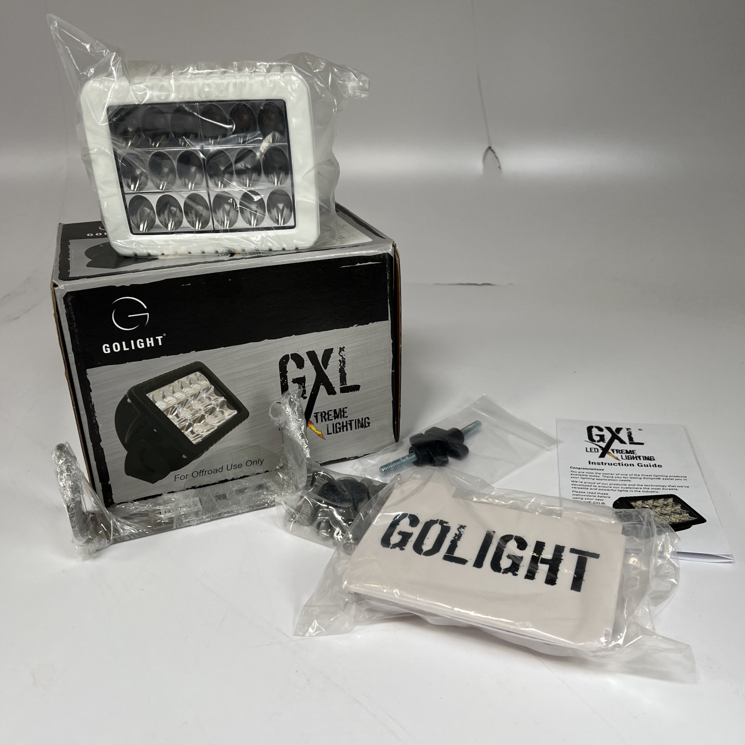 Golight 4422 GXL Fixed Mount LED Floodlight w/ Cover - White *NEW ...