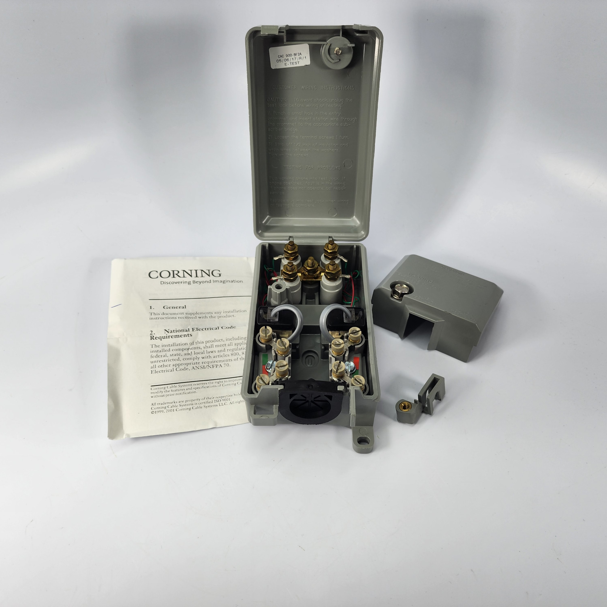 Corning CAC 900-BF2A Telephone Network Interface - New Old Stock - Max ...