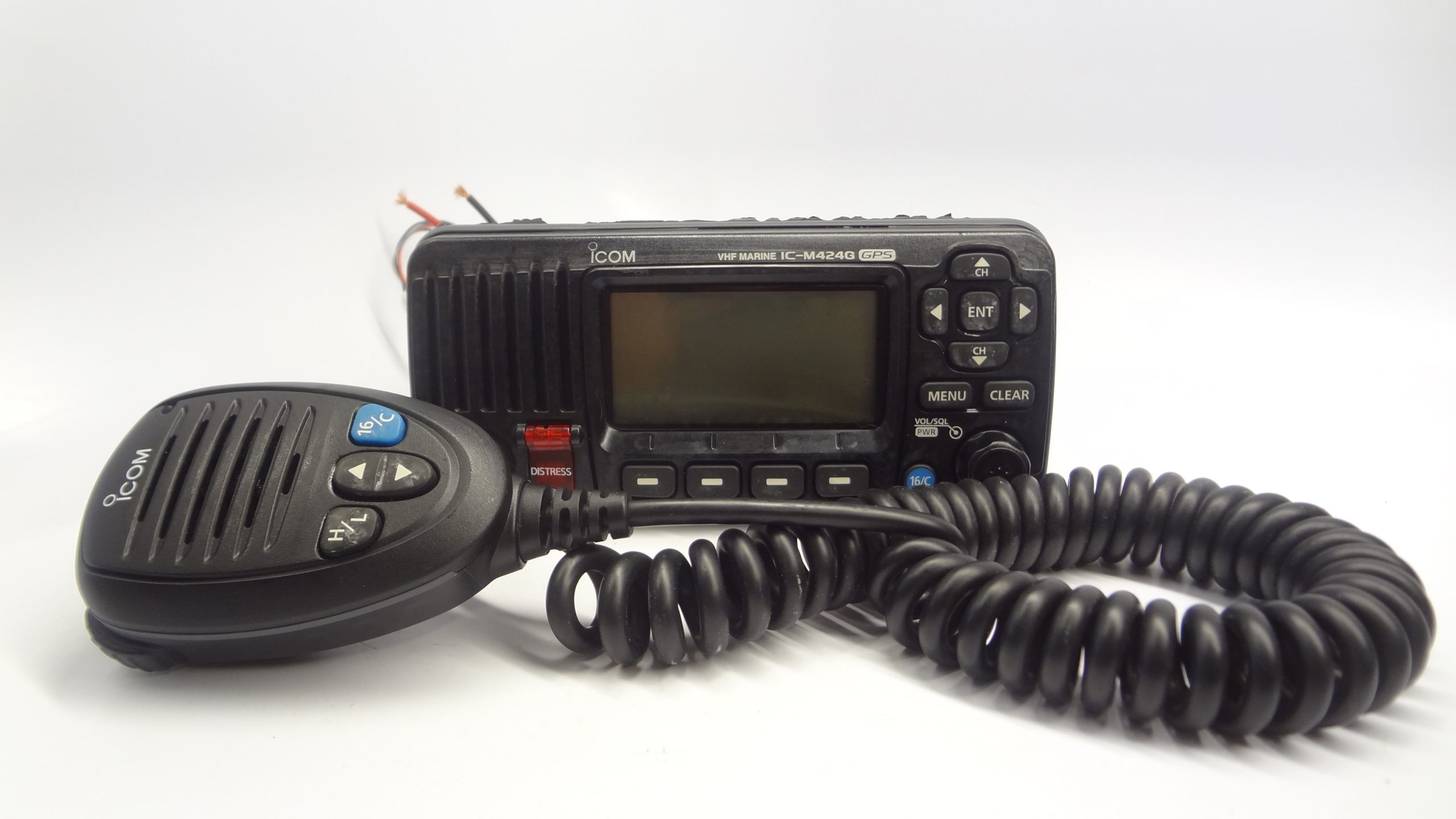 Icom IC-M424G Marine VHF Radio Transceiver Unit w/ HM-205B Mic* - Max ...