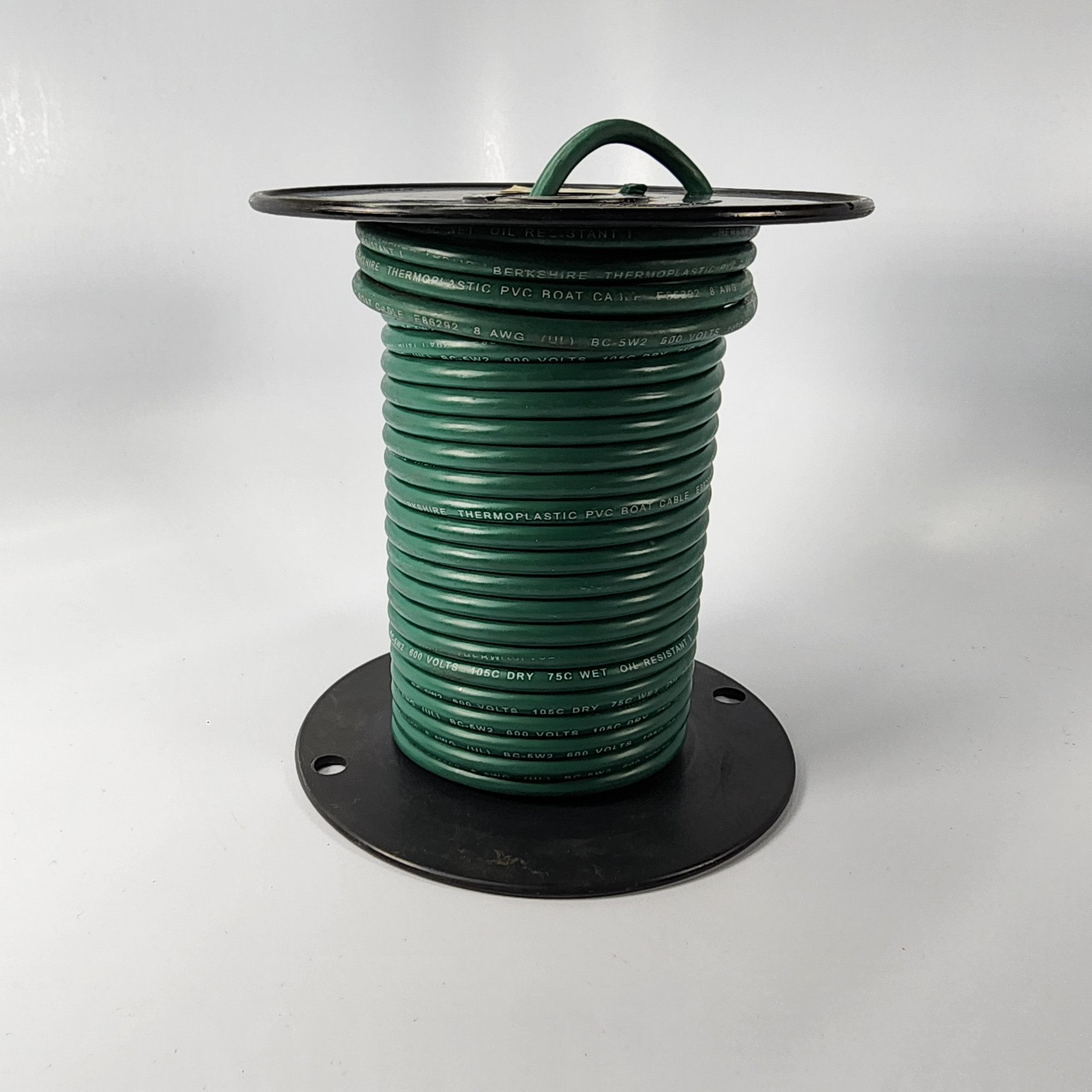 Berkshire E86292 - Green 8AWG Tinned Copper PVC 600V Boat Cable BC-5W2 ...