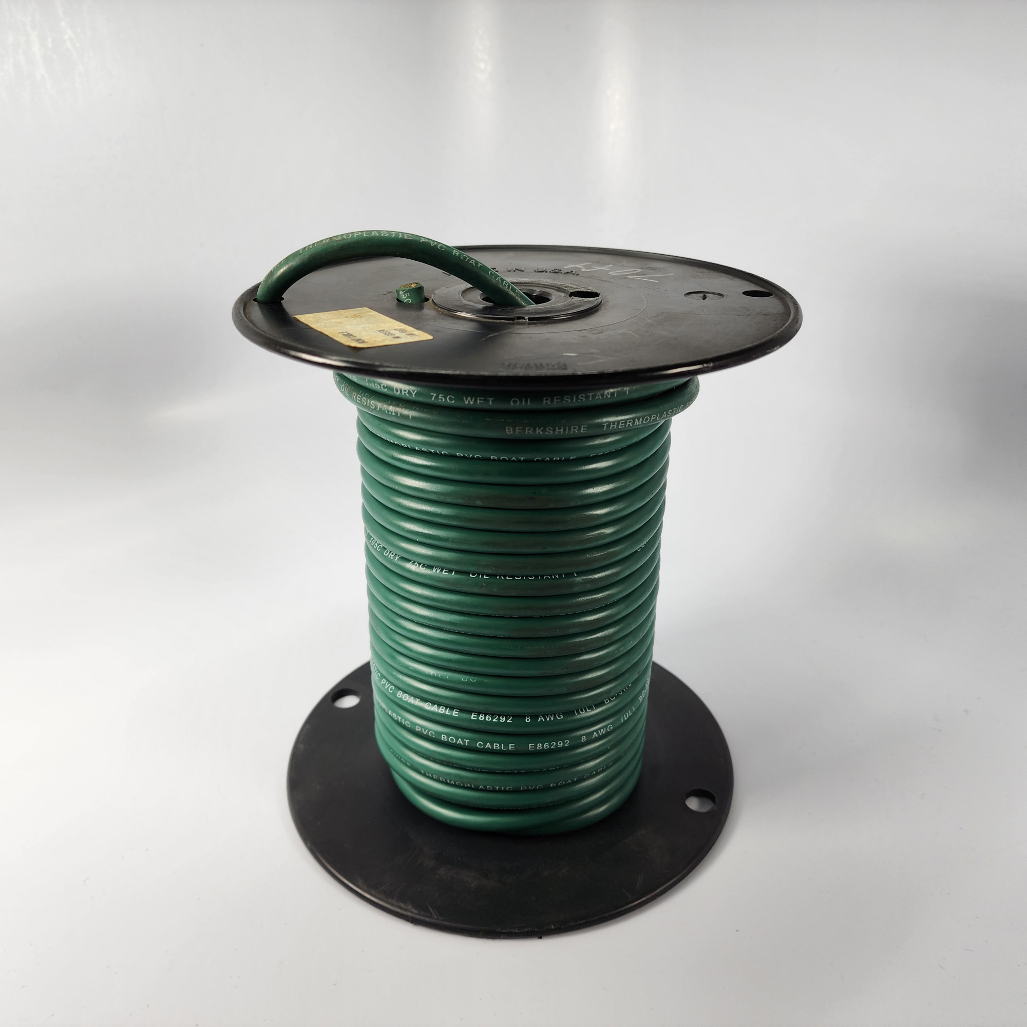 Berkshire E86292 - Green 8AWG Tinned Copper PVC 600V Boat Cable BC-5W2 ...