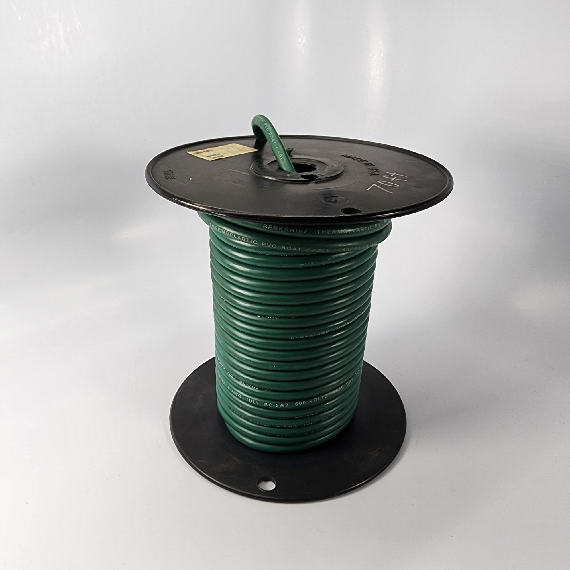 Berkshire E86292 - Green 8AWG Tinned Copper PVC 600V Boat Cable BC-5W2 ...